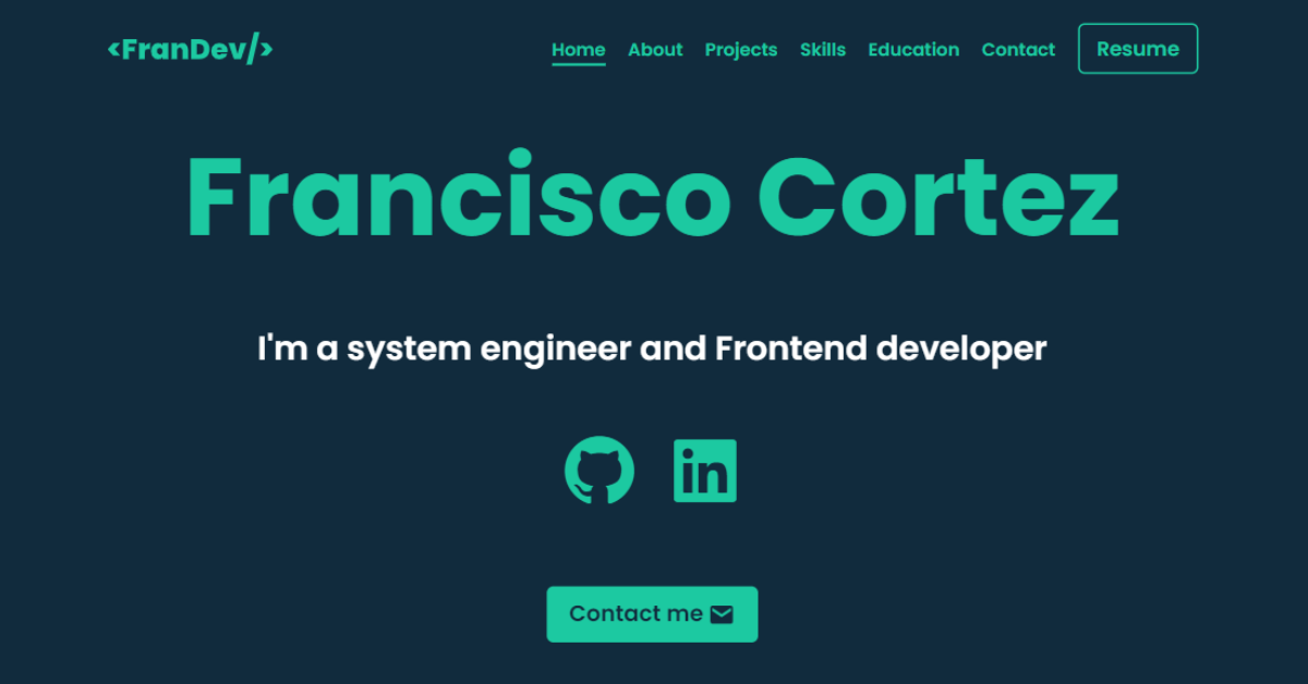 Francisco Cortez | Portafolio